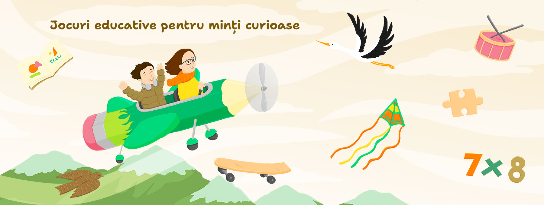 Jocuri educative pentru copii si Jocuri didactice - Majook